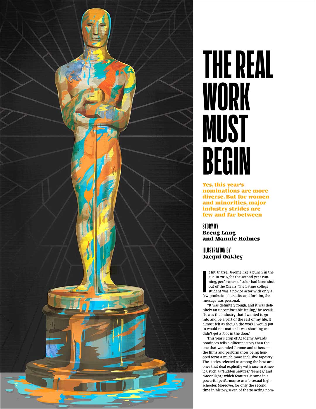 Diversity with the Oscars | Variety Magazine - Jacqui Oakley